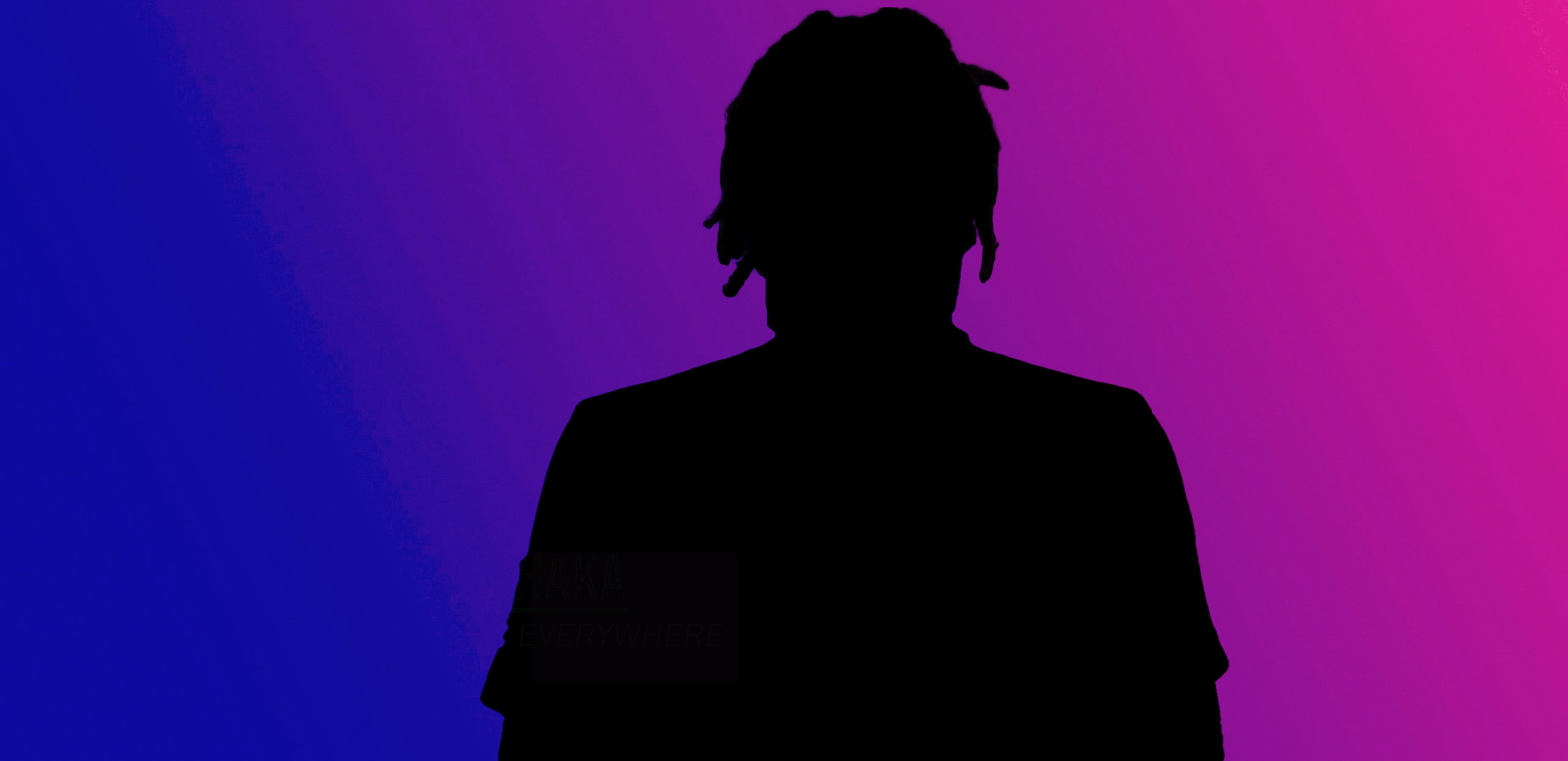 purple gradient + slim shaka outline not opaque - adda